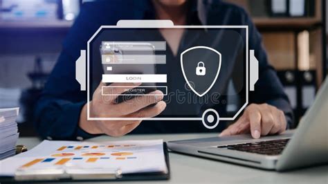 Cyber Security Concept Login User Identification Information Security And Encryption Secure