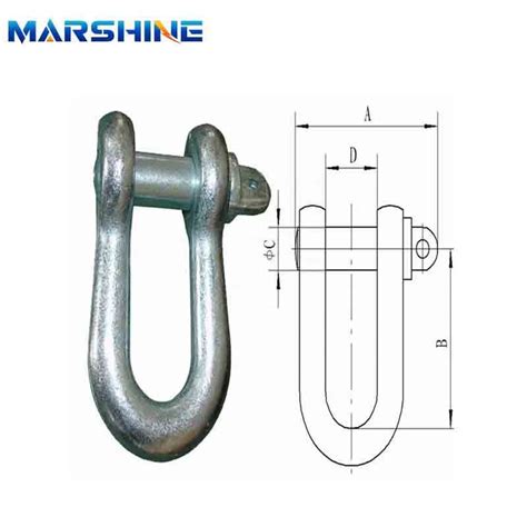 U Shackle Aerial Cable Tools Safety Stringing Equipment For Connecting