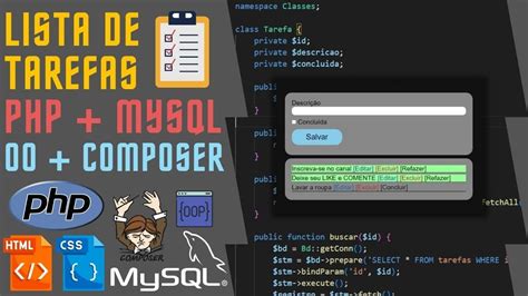 Lista De Tarefas Php Pdo Mysql Oo Composer Autoload Youtube