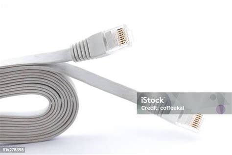 Lan 헤드 컴퓨터 네트워크 케이블 흰색 배경의 0명에 대한 스톡 사진 및 기타 이미지 0명 Usb 케이블 개인 장식품 Istock