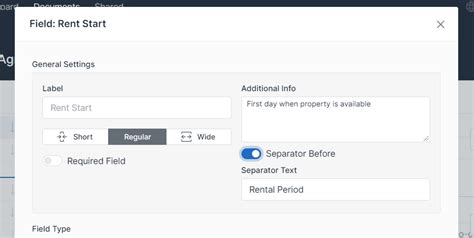 Fieldssections General Settings Documentation