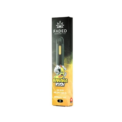 Faded Cannabis Co Disposable Vaporizer Pens 2000mg Kush Capital