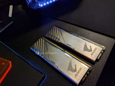 Gigabytes New Aorus Rgb Memory Sticks Solve A Major Design Problem Unveiled At Computex 2018