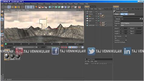 Tutorial In Cinema D And After Effects Landscape YouTube