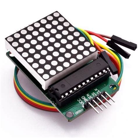 max7219 red led dot matrix display module stem labs store