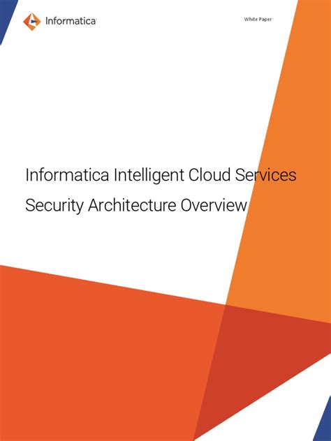 Iics Security Architecture Overview 05 03 21 Update Pdf Cloud