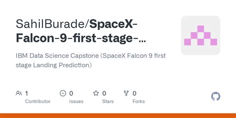 Github Sahilburadespacex Falcon 9 First Stage Landing Prediction