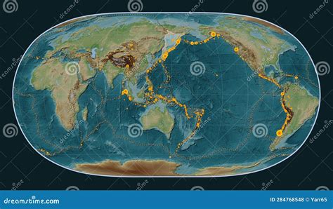 Okhotsk Tectonic Plate Wiki Natural Earth Ii Earthquakes And Stock Illustration