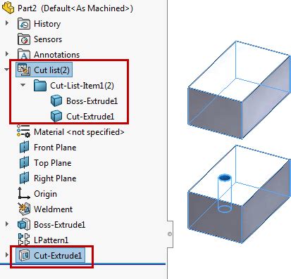 Choosing Faces And Features To Exclude SOLIDWORKS Help