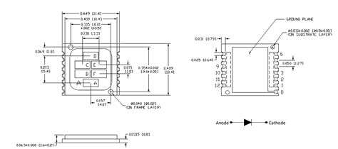 Opr2100 Six Element Photodiode Arrays Tti Inc