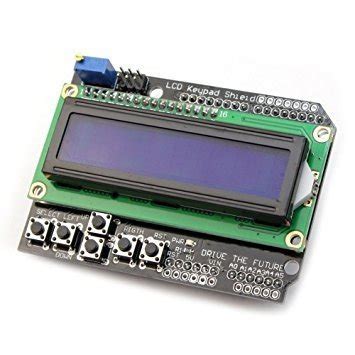 LCD With Blue Button Keypad Roboticaplus