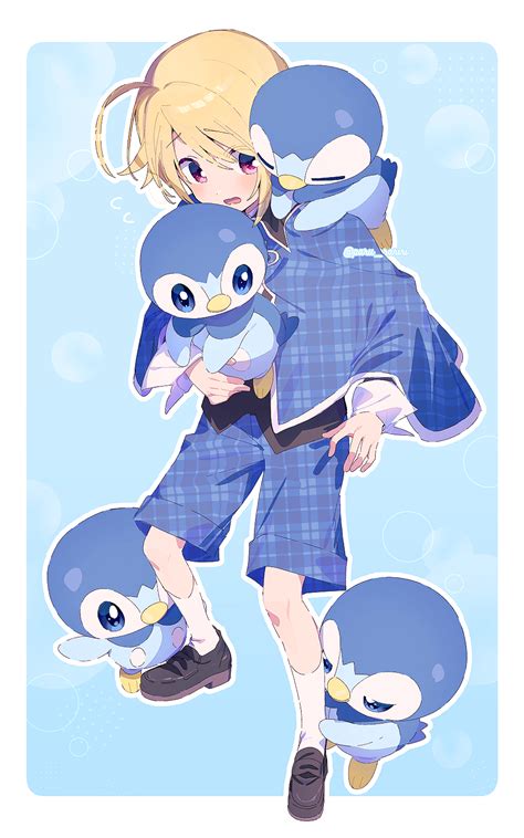 Serizawa Serizane Hotori Tadase Piplup Nintendo Pokemon Shugo Chara Black Footwear