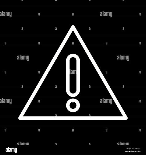 Illustration Warning Board Icon Stock Photo Alamy