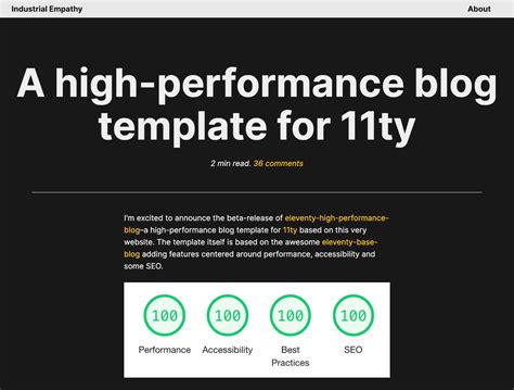 50 Best Eleventy Starter Themes 2021 Easeout