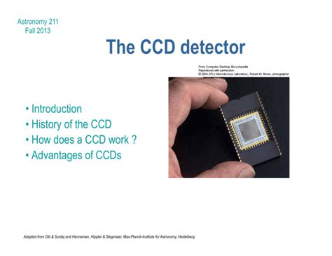 The Ccd Detector
