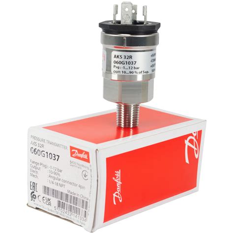 Danfoss 060g1037 Pressure Sensor Aks 32r For Use With Ak Cc Controller