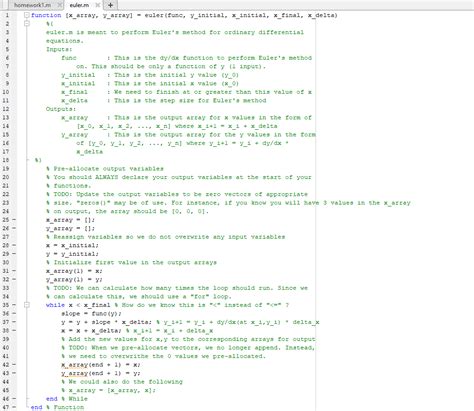 Solved Use Matlab Code Please Rework The Preallocation Chegg