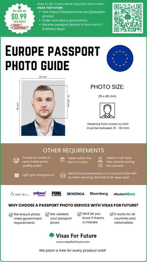 Europe Passport Photo Guide Visas For Future