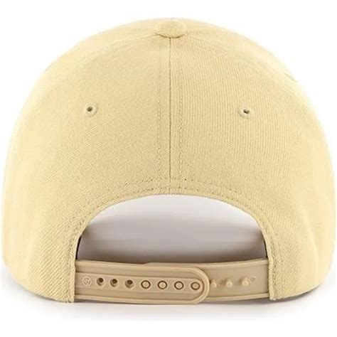 47 Brand Curved Brim New York Yankees Mlb Mvp Light Gold Yellow