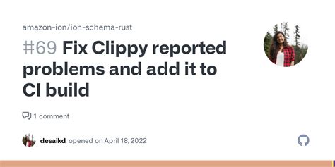 Fix Clippy Reported Problems And Add It To Ci Build · Issue 69