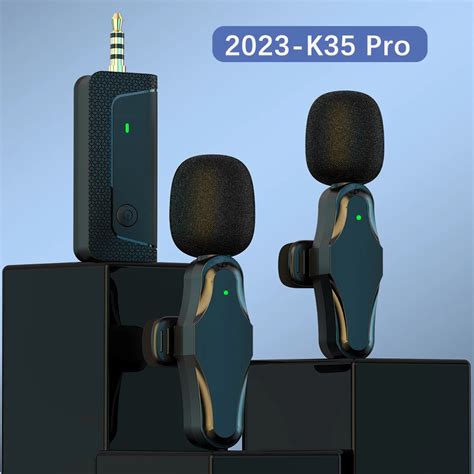 K35 Pro 무선 소음 감소 마이크 2023mm Aux 마이크 메가폰 스피커 카메라 컴퓨터 휴대 전화용 35 신제품 Aliexpress