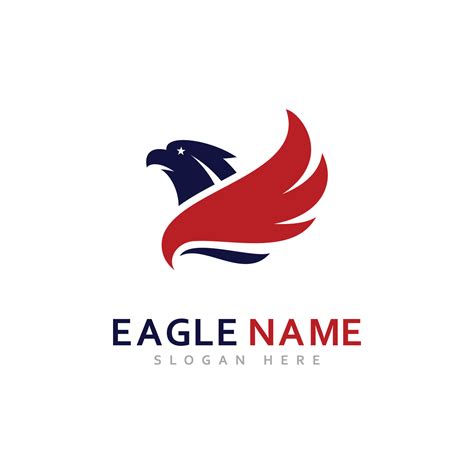 Eagle Logo Design Vector Eagle Wings Vector Symbol Template