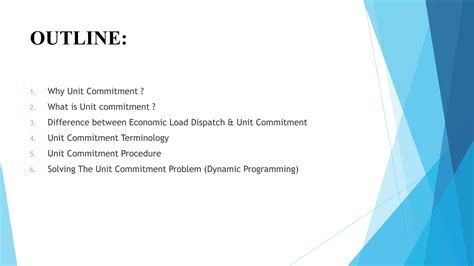 Economic Operation Of Power Systems By Unit Commitment Pptx