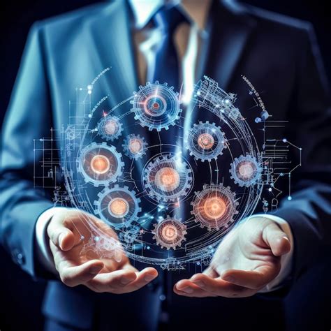 premium ai image businessman enabling new iot technologies to connect