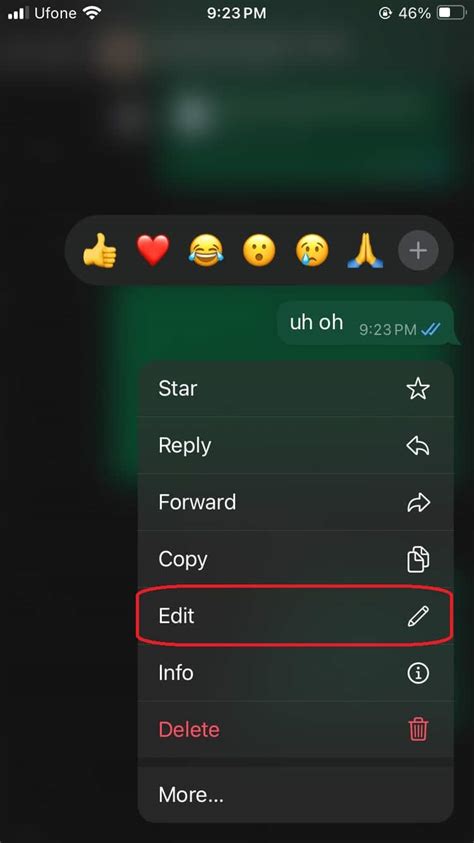 How To Edit WhatsApp Messages After Sending On IPhone