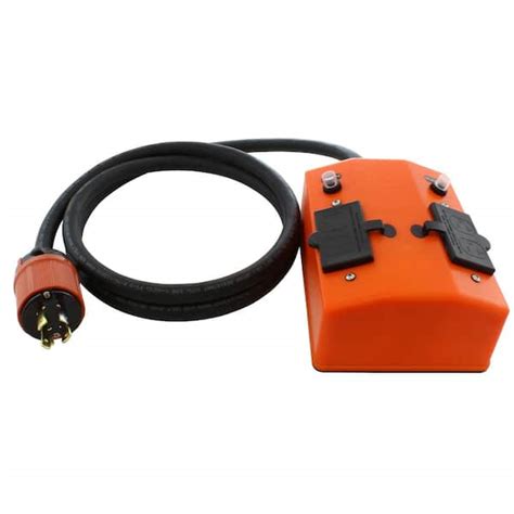 30 Amp 4 Prong Plug Generator Cords The Home Depot