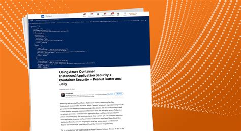 How To Secure Your Azure Container Instances Trend Micro US