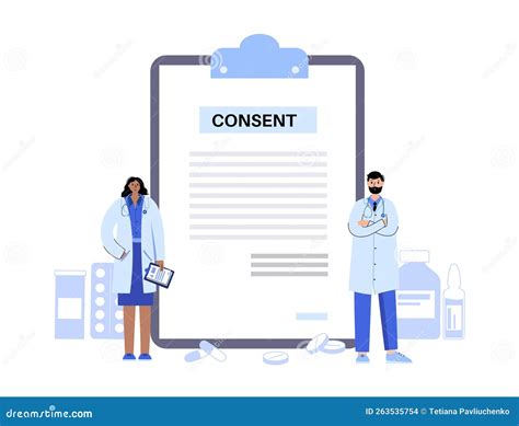 Consent Form Document Stock Vector Illustration Of Legal 263535754