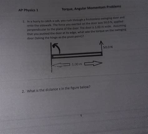 Answered Ap Physics 1 Torque Angular Momentum… Bartleby