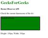 JavaScript ResizeObserver Interface GeeksforGeeks