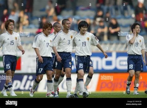 Players Of Japan Celebrate During The Internatinal Friendly Match