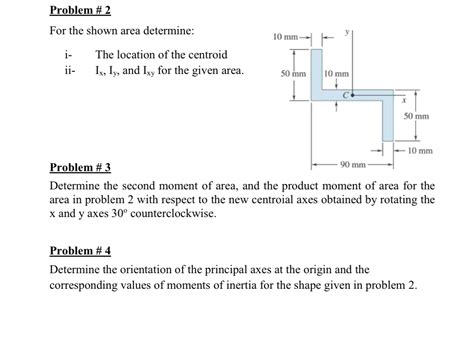 Solved Problem 4determine The Orientation Of The Principal