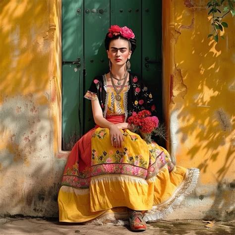 Frida Kahlo Fashion Photo Style Traje De Frida Kahlo Vestidos De