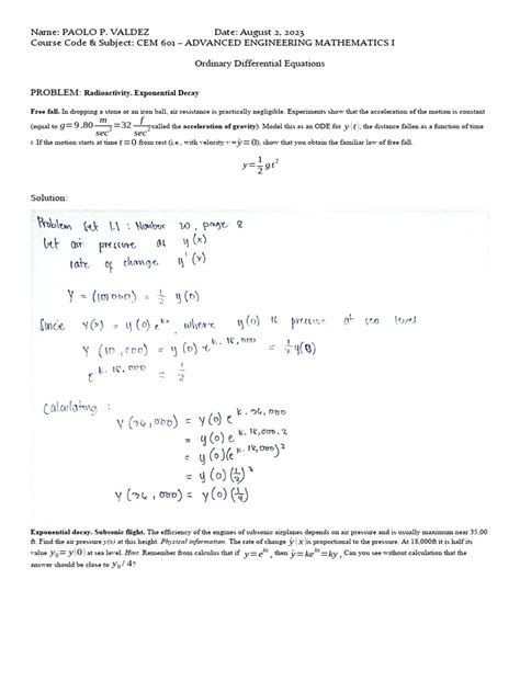 Assignment Number 1 Pdf