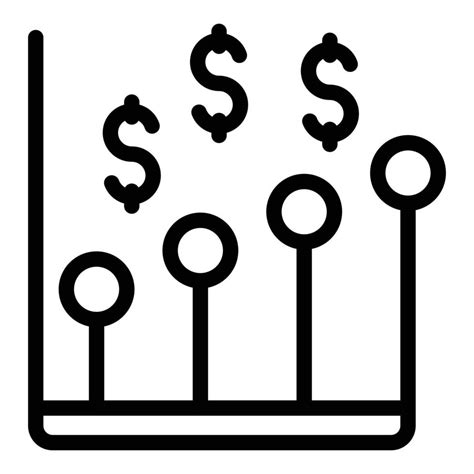 Marketing Finance Graph Icon Outline Style 15891184 Vector Art At Vecteezy