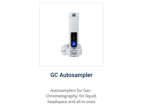 GC Autosampler Products Separations Analytical Instruments