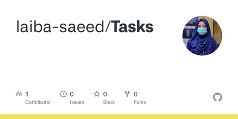 GitHub Laiba Saeed Tasks