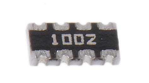 Cat16 1002f4lf Bourns Cat16 10kΩ ±1 Isolated Resistor Array 4 Resistors 0 25w Total 1206