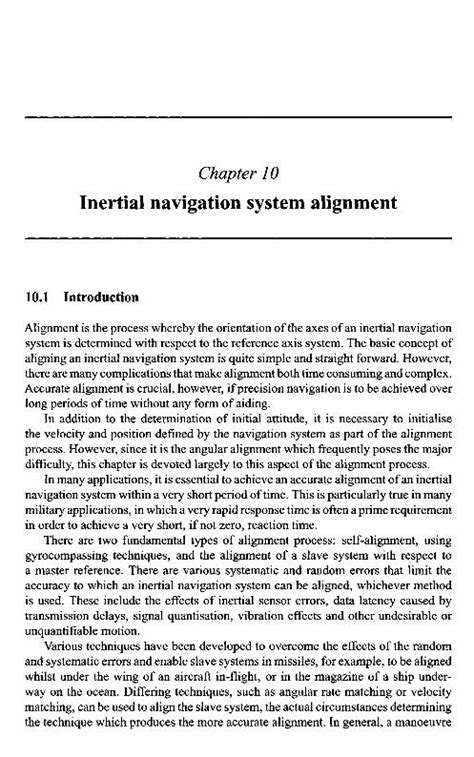Pdf Alignment Of Inertial Navigation System Dokumentips