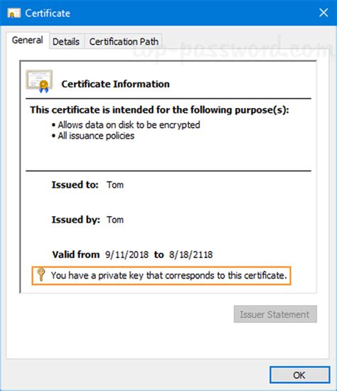 Windows Install Certificate