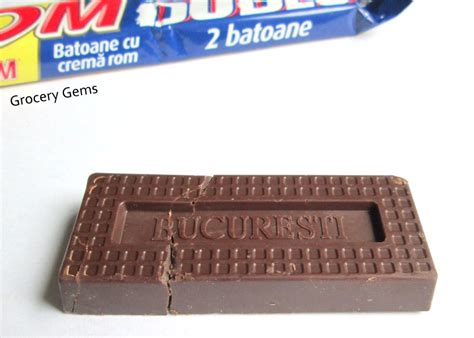Grocery Gems Around The World Romania Rom Chocolate Bar