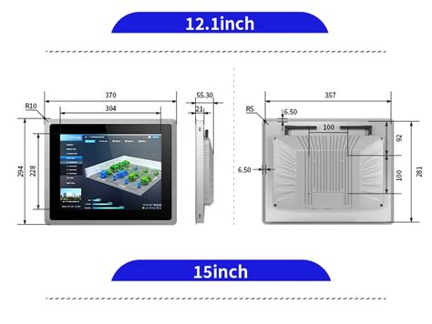 IP Waterproof Fanless Industrial Pcs Reliable Touch Panels