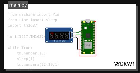 7 Segment Display Wokwi Esp32 Stm32 Arduino Simulator