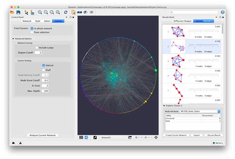 cytoscape app store mcode