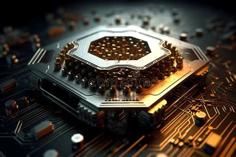 nanotechnology microchip chip board processor futuristic computing