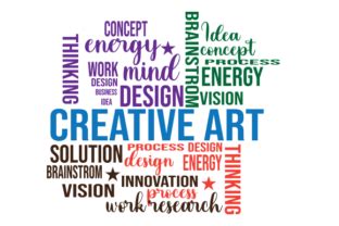 Creative Art Word Cloud Typography Graphic By Creative Design